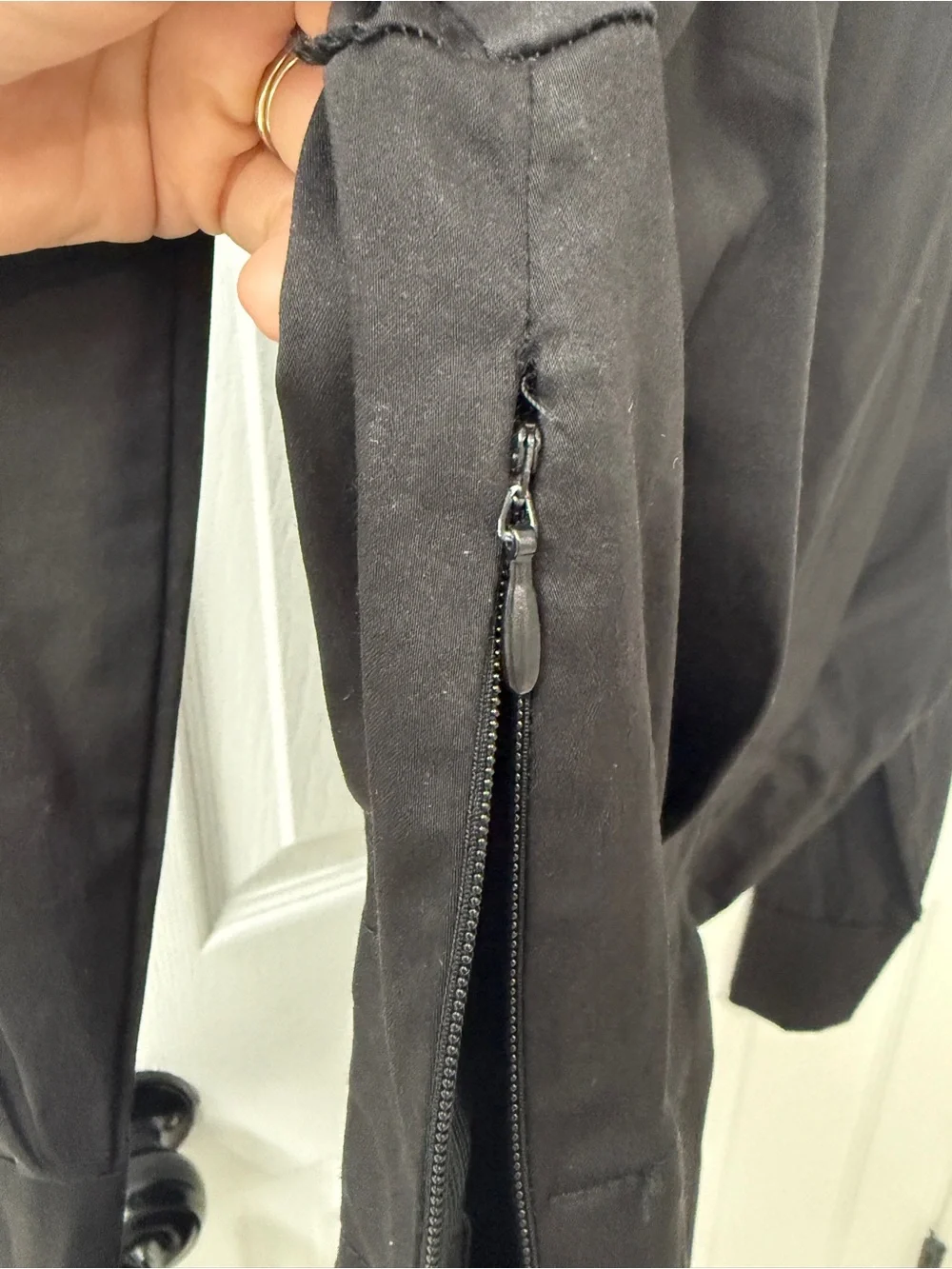 Zara | Dresses | Zara Black Poplin Wrap Mini Dress | Poshmark